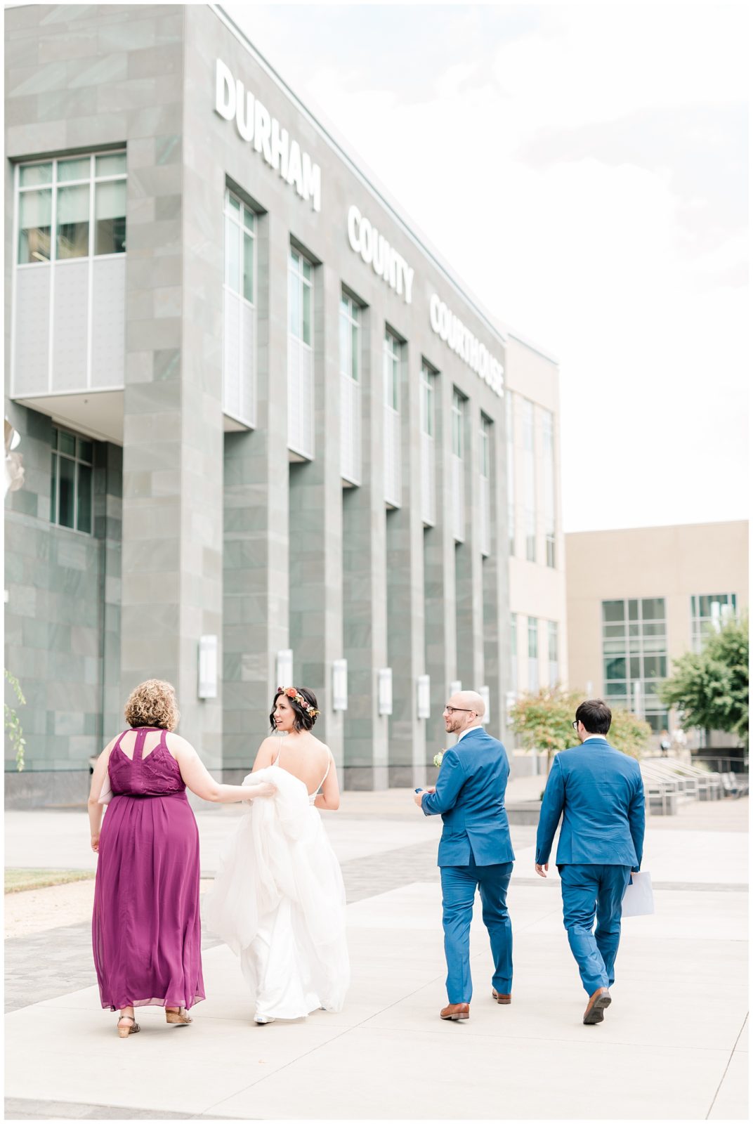 Jessica & Michael | Durham Courthouse Elopement - whitneygremaud.com