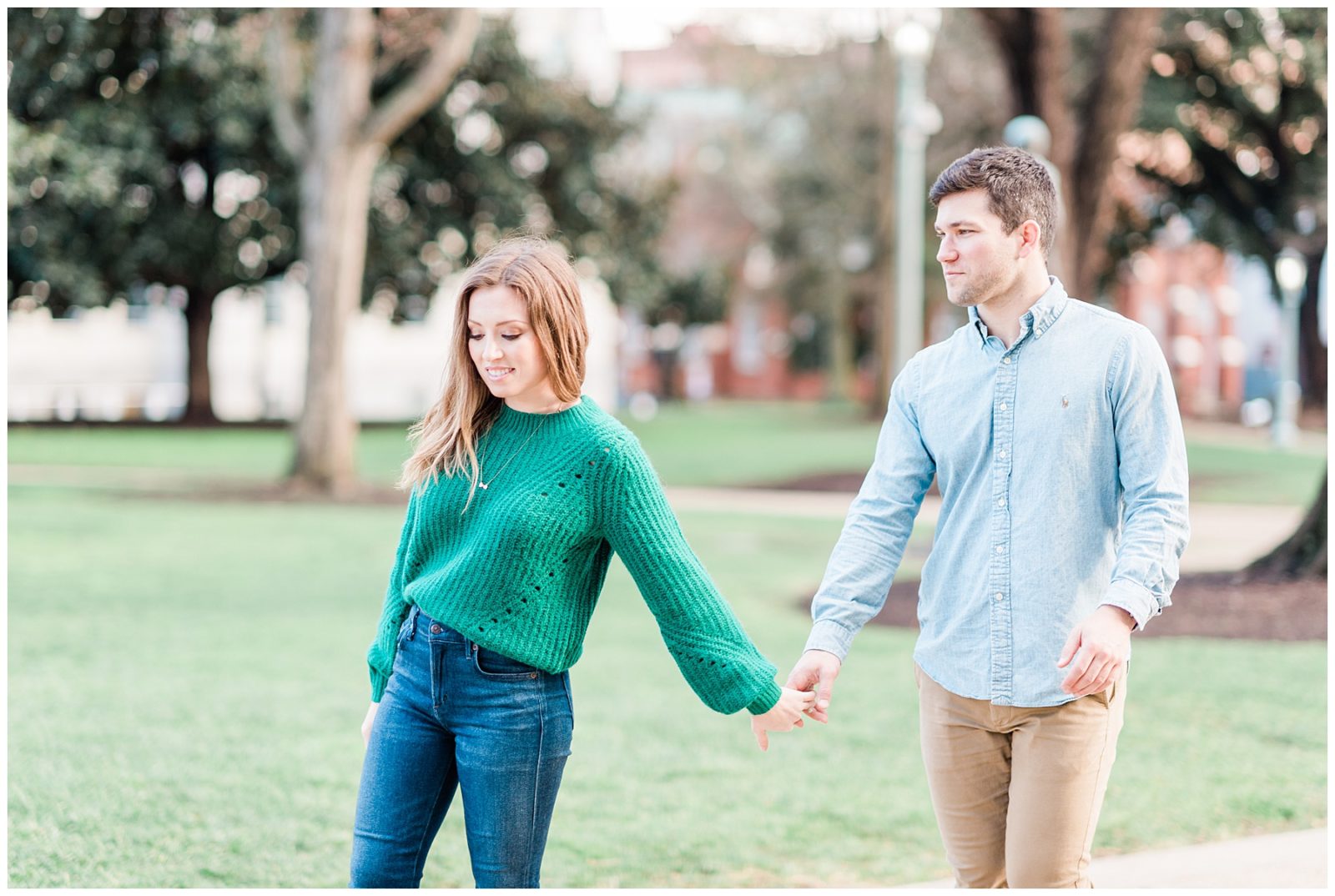 Kathryn & Alex Engagement | Downtown Raleigh | whitneygremaud.com