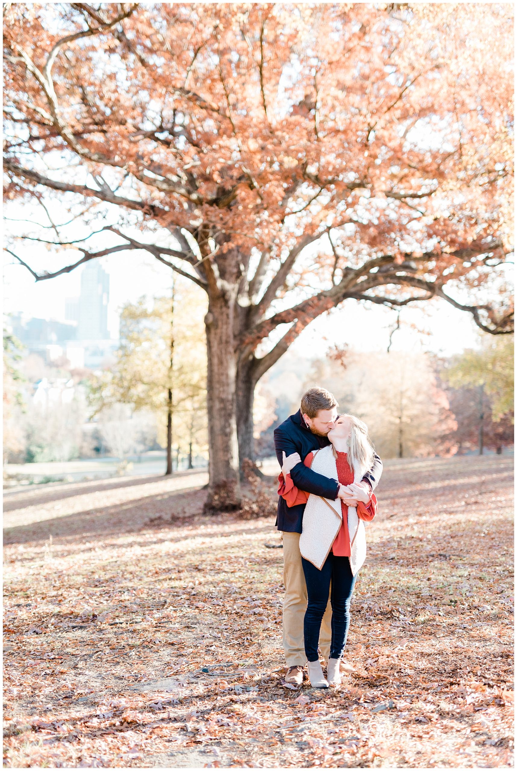 Downtown Raleigh Fall Sunrise Session | whitneygremaud.com