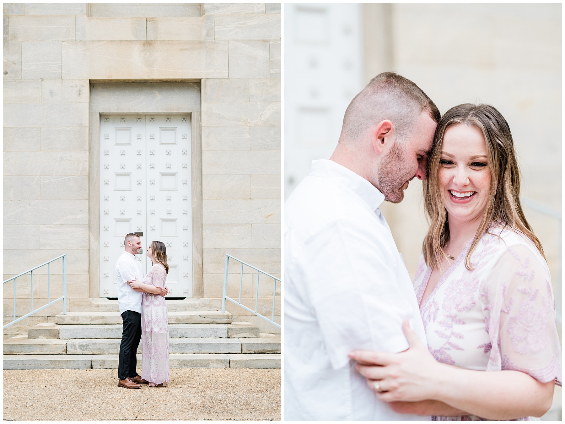 Kristen & Nick | Downtown Raleigh Engagement | whitneygremaud.com