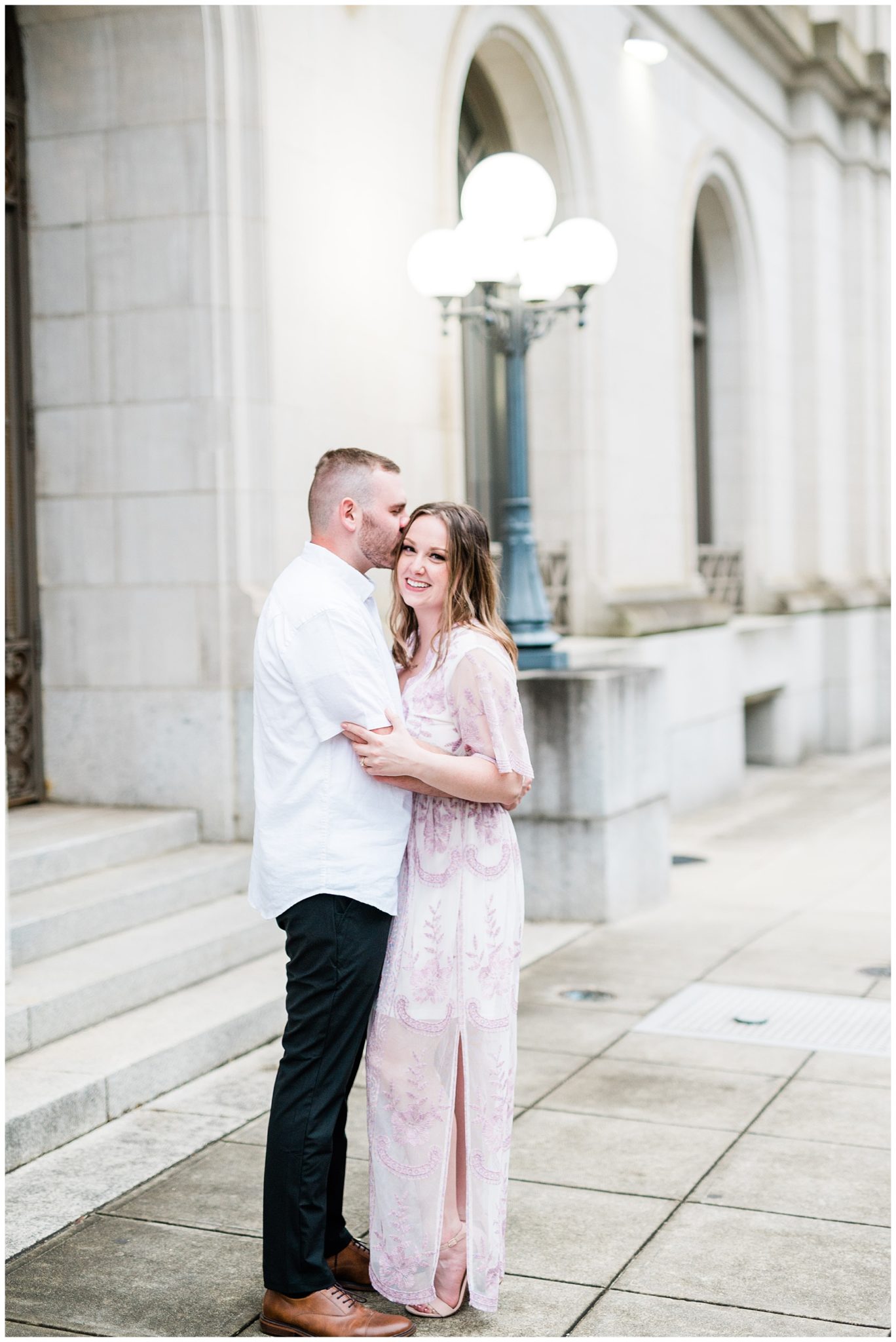 Kristen & Nick | Downtown Raleigh Engagement | whitneygremaud.com
