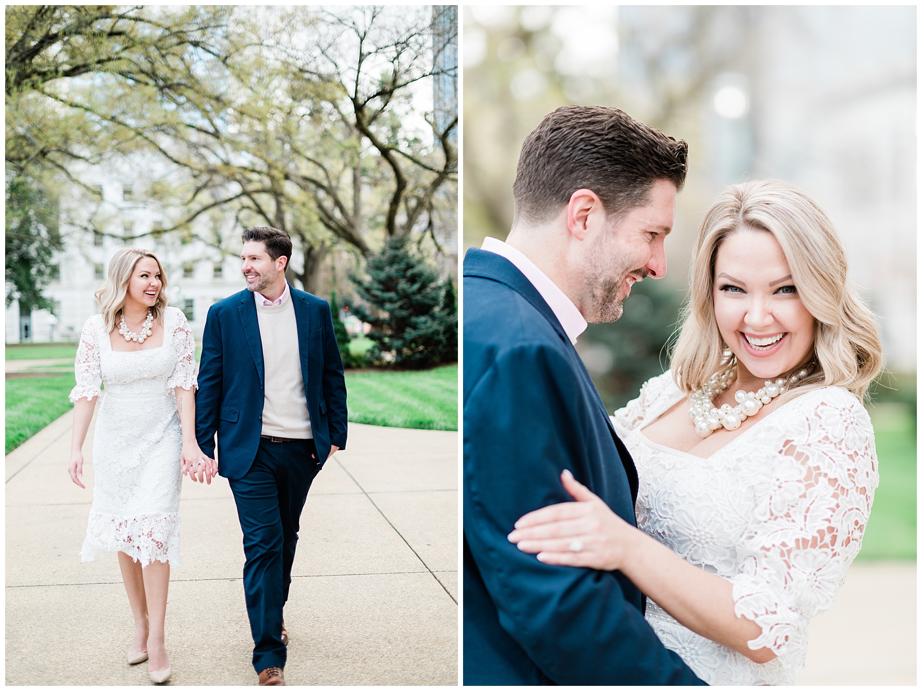 Jessica & Nolan | Downtown Raleigh Engagement - whitneygremaud.com